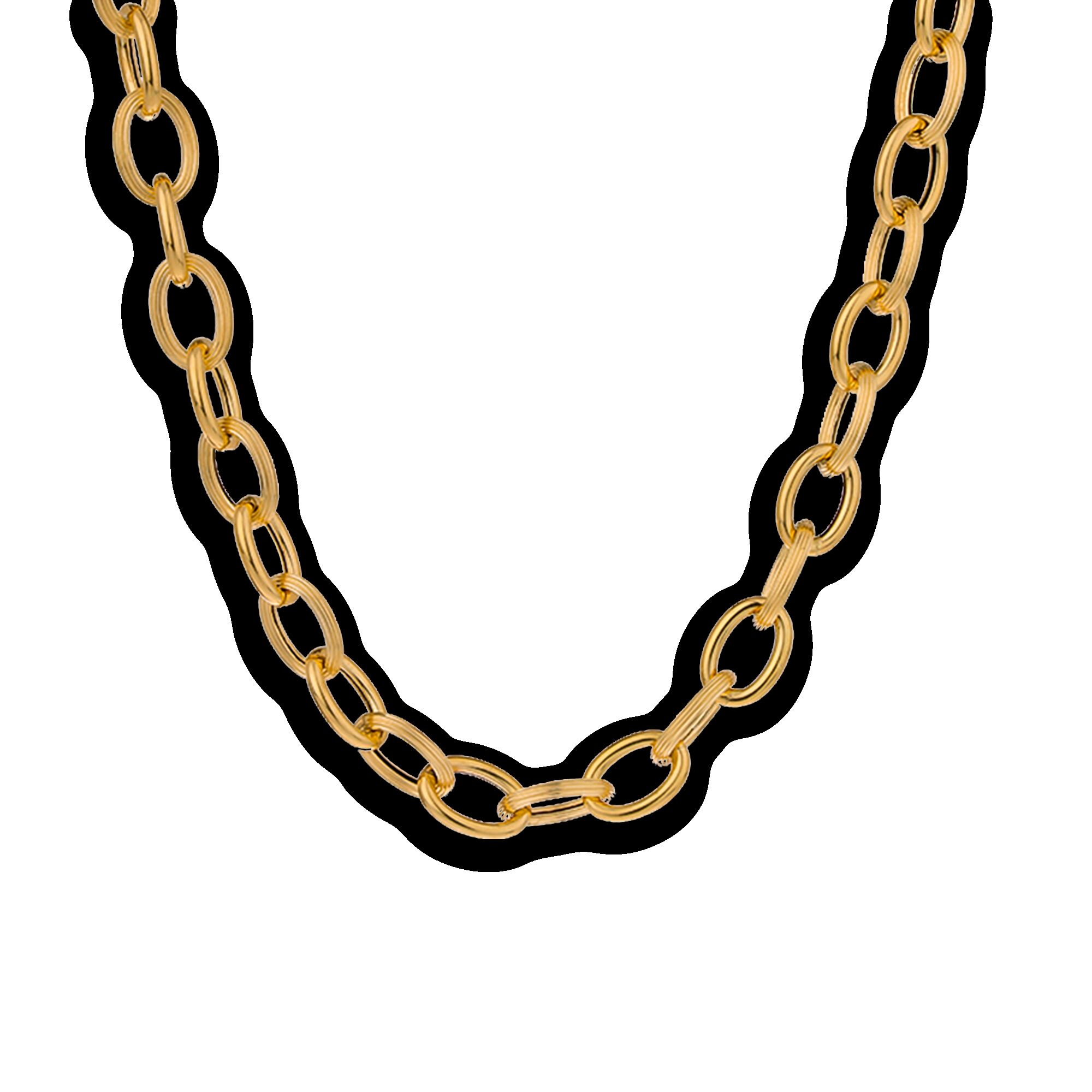 Collier or maille forçat antillais 55cm | Créolissime